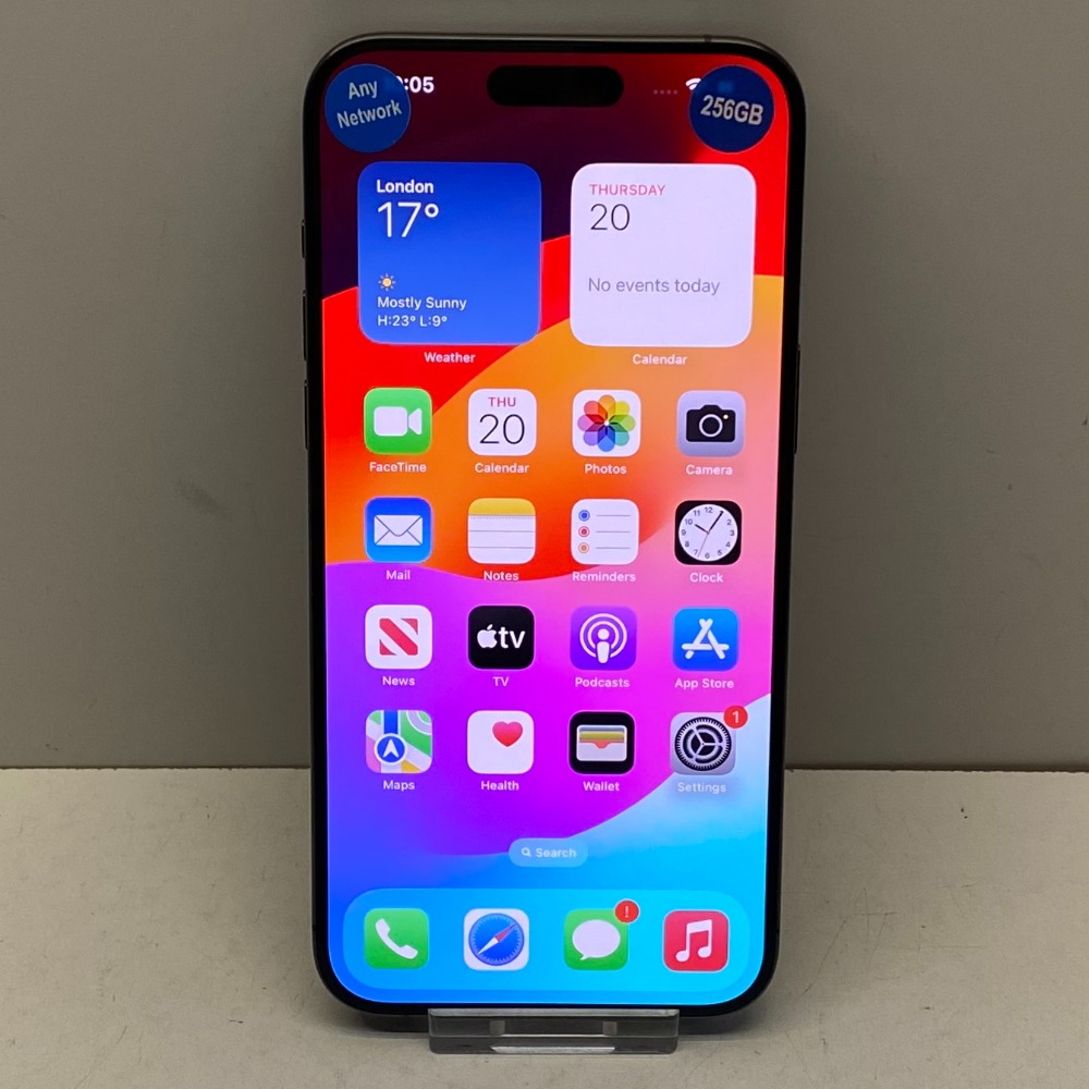 Apple iPhone 15 Pro Max Unlocked Model A3106 256GB in Black - Own4Less